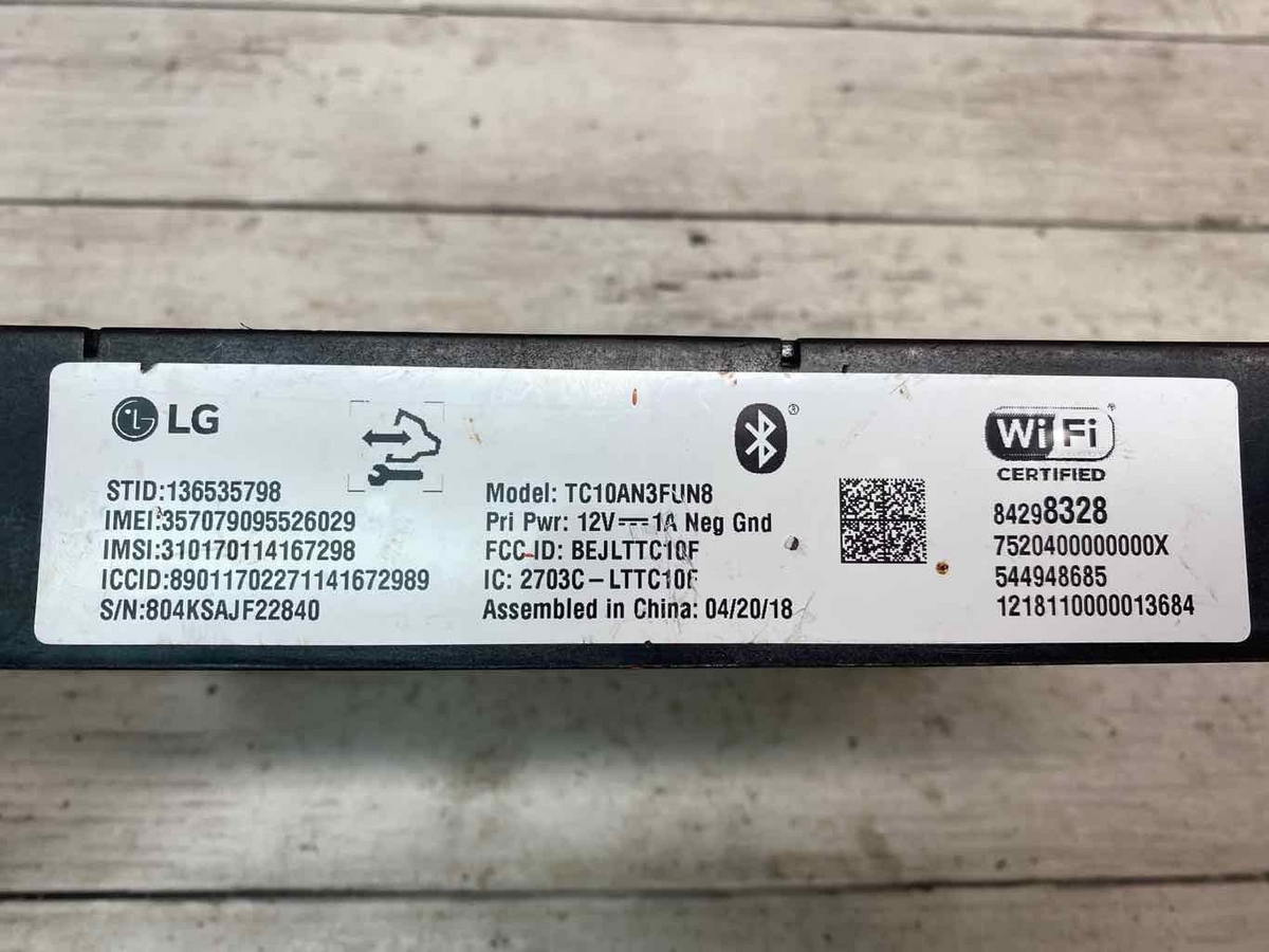 Chevy Cruze telematics 2018 communication control module unit OEM 8429 ...