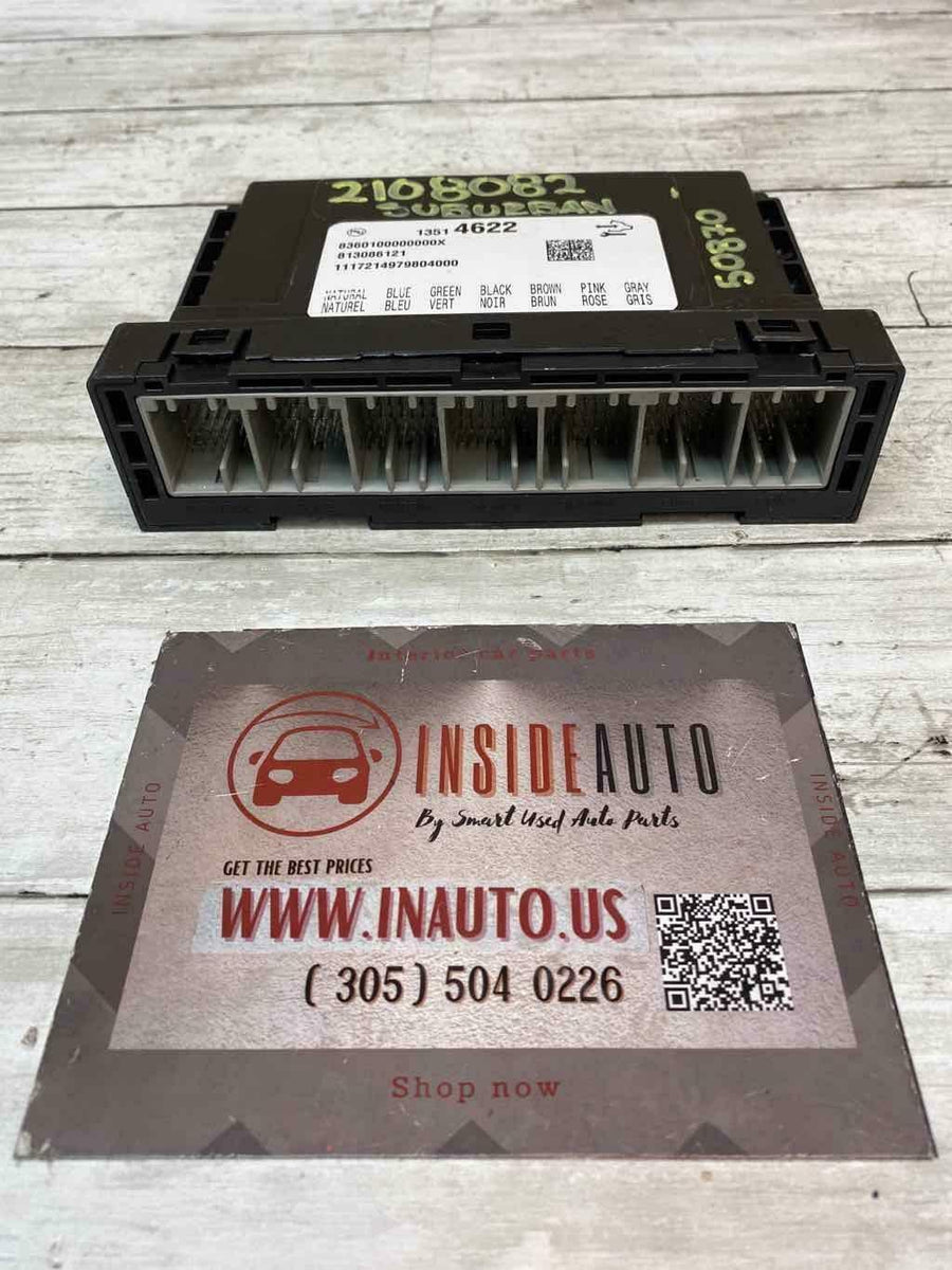 2017 GMC SUBURBAN BODY CONTROL MODULE BCM OEM 13514622 – INSIDE AUTO