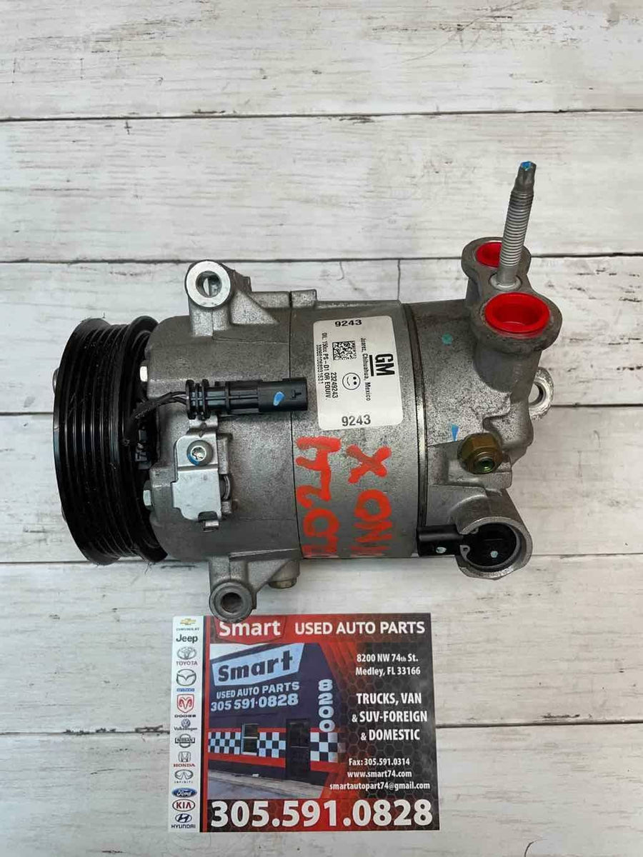 2018 2020 CHEVY EQUINOX 1.5L TURBO AC COMPRESSOR ASSY OEM 23249243 ...