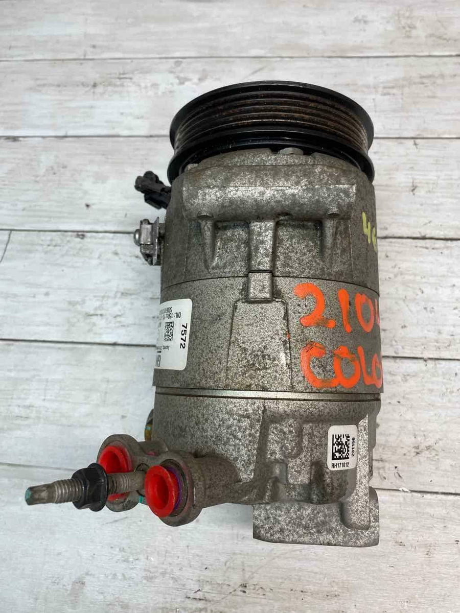2017 2018 CHEVROLET COLORADO 3.6L AC COMPRESSOR ASSY OEM 84027572 20K ...