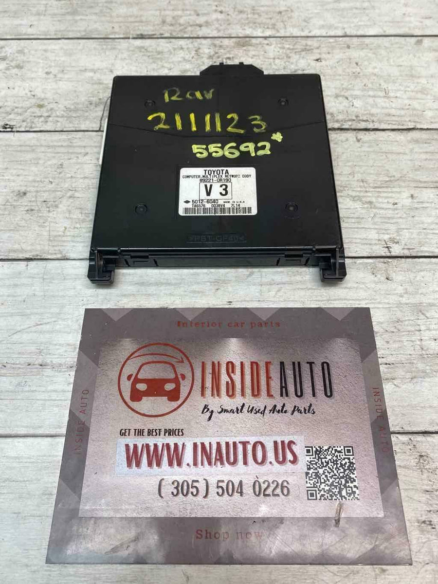 2017 2018 TOYOTA RAV-4 MULTIPLEX NETWORK BODY CONTROL MODULE BCM OEM 8 ...